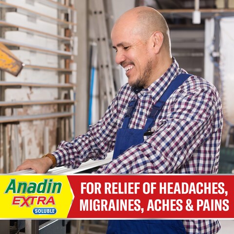 Anadin Extra Soluble Pain Relief Tablets - Aspirin, Paracetamol ...