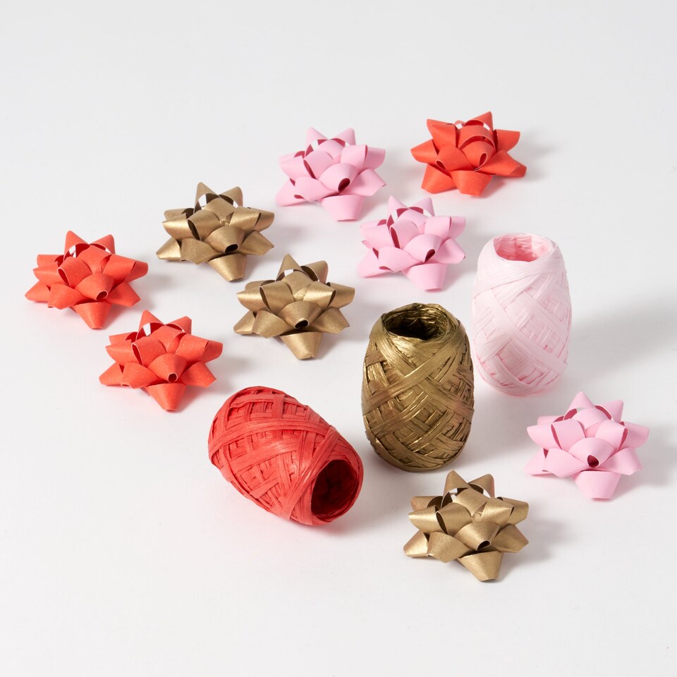 Paperchase Christmas Bow and Raffia Pack - Tesco Groceries