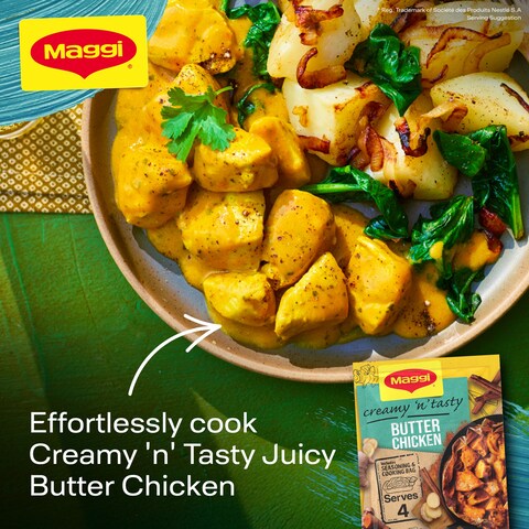 Maggi So Juicy Creamy Butter Chicken Recipe Mix 41g - Tesco Groceries