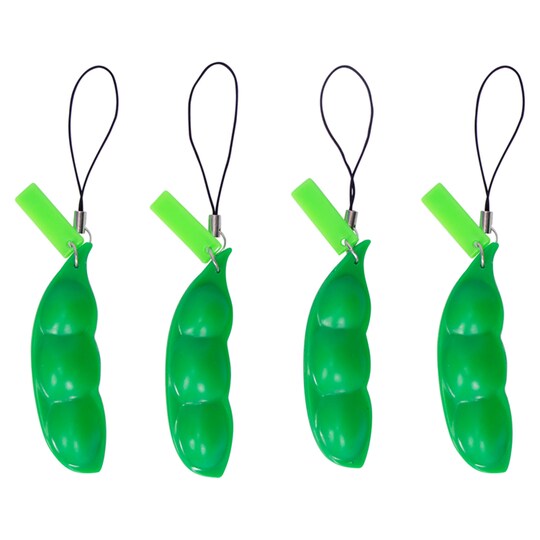 Pea Popper Key Ring 4 Pack - Tesco Groceries