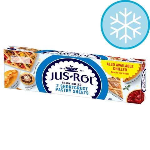 Jus-Rol 2 Shortcrust Pastry Ready Rolled 640G - Tesco Groceries