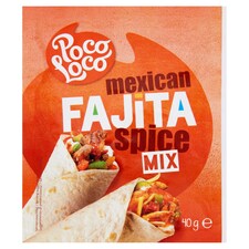 Poco Loco Fajita f&szerkeverék 40 g - Tesco Groceries