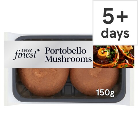 Tesco Finest Portobello Mushrooms 150G - Tesco Groceries