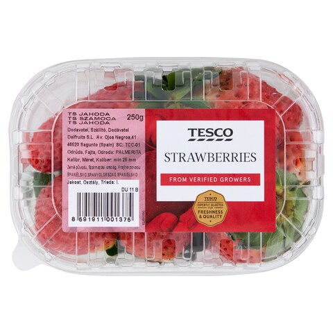 Tesco Strawberries 250 g - Tesco Groceries