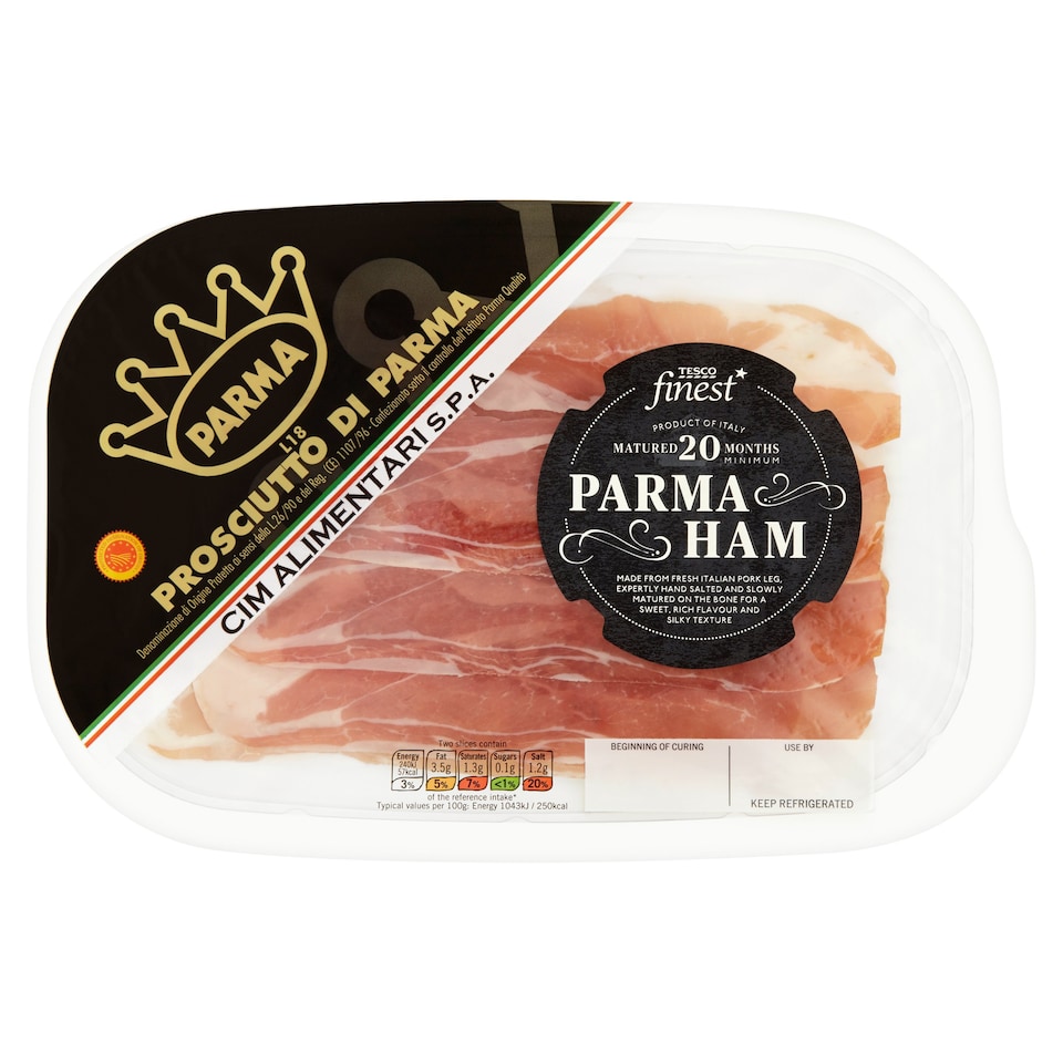 Tesco Finest 20 Month Parma Ham 70G - Tesco Groceries