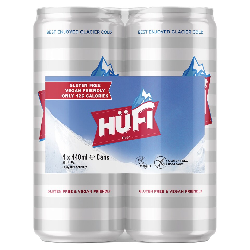 Hufi Beer 4X440ml - Tesco Groceries