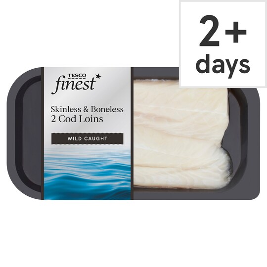 Tesco Finest Skinless & Boneless Cod Loins 280G - Tesco Groceries