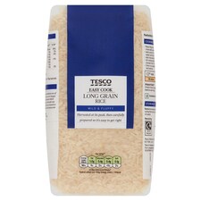 Tesco Easy Cook Long Grain Rice 1Kg - Tesco Groceries