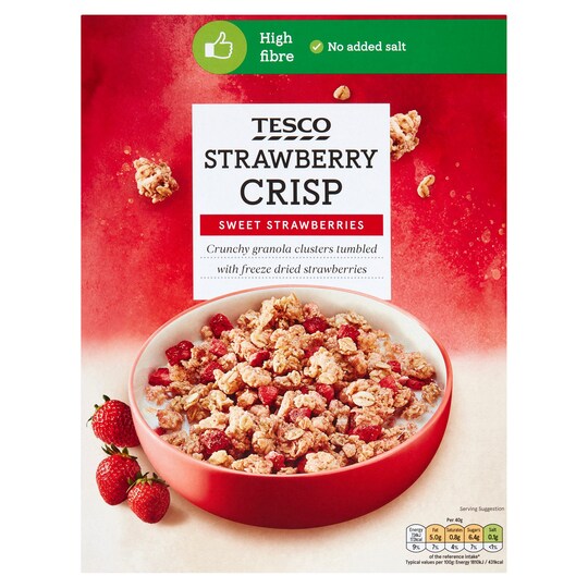 Tesco Strawberry Crisp 500G - Tesco Groceries