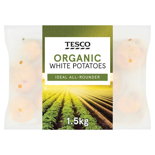 Tesco Organic Potatoes 1.5Kg - Tesco Groceries