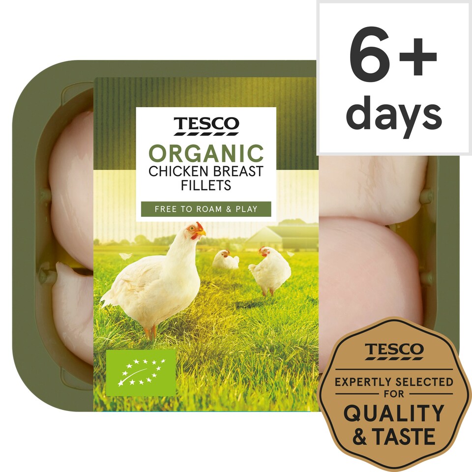 Tesco Organic 2 Chicken Fillets - Tesco Groceries