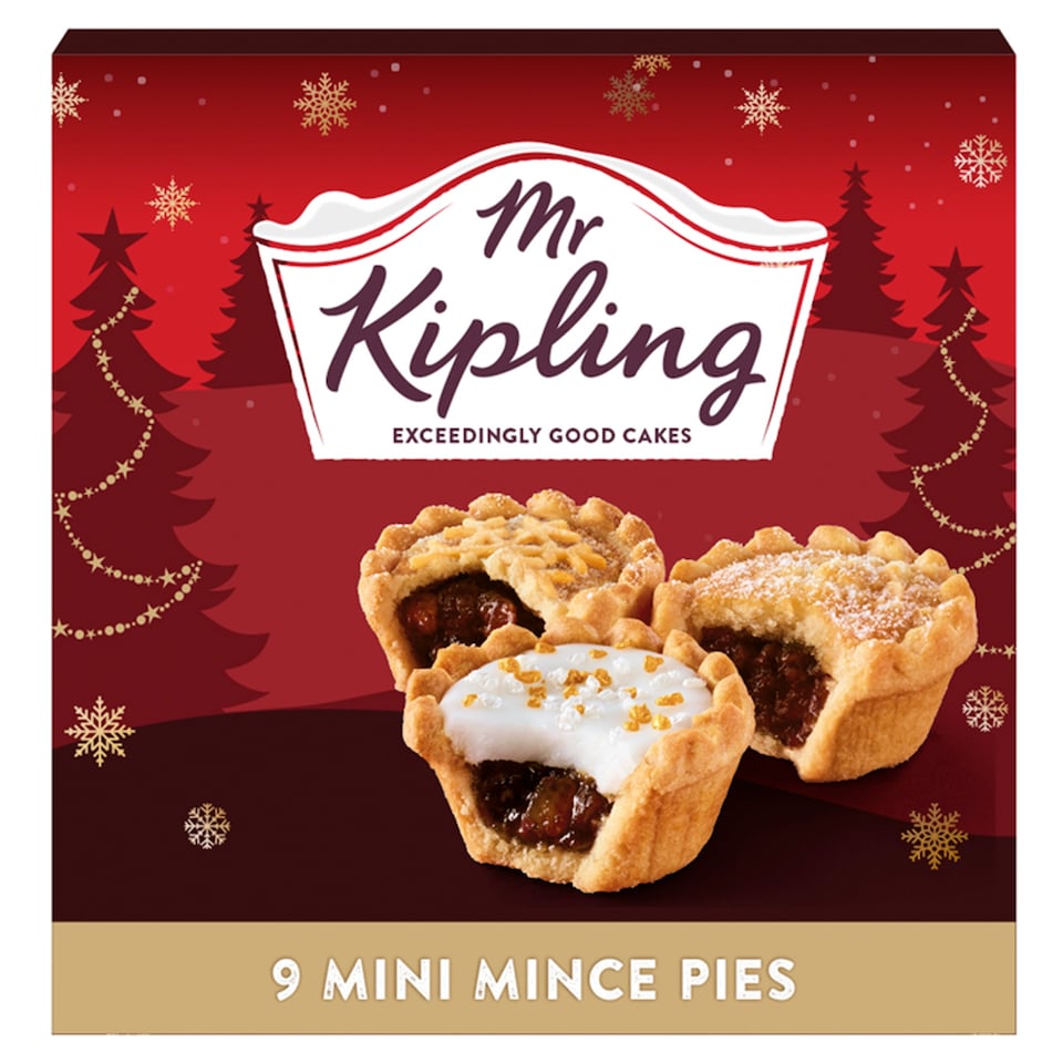 Mr Kipling Mini Mince Pies Selection 9 Pack - Tesco Groceries
