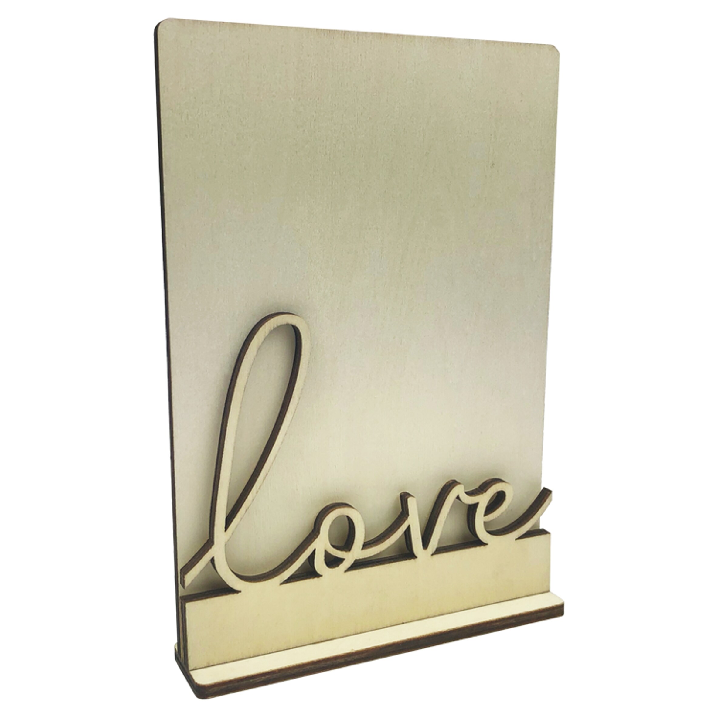 Tesco Wooden Love Photo Frame - Tesco Groceries