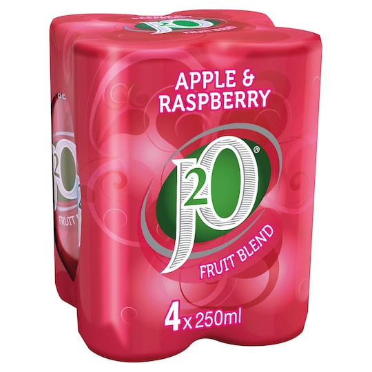 J2o Apple And Raspberry 4X250ml - Tesco Groceries