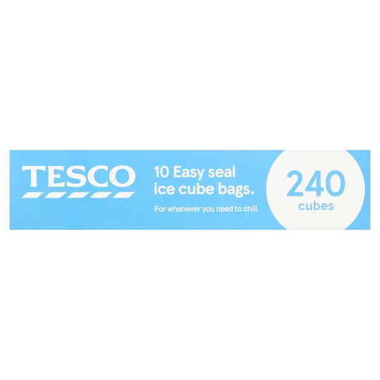 Tesco Easy Seal Ice Cube Bags Pack 10'S - Tesco Groceries