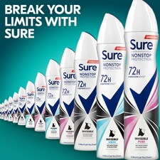 Sure 72 Hour Invisible Pure Antiperspirant 150Ml - Tesco Groceries