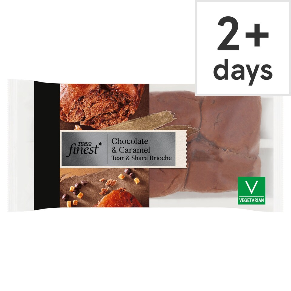 Tesco Finest Chocolate & Caramel Tear & Share Brioche - Tesco Groceries