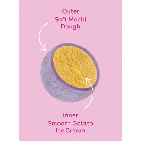 Little Moons Iced Latte Coffee Mochi Ice Cream 6x32g - Tesco Groceries