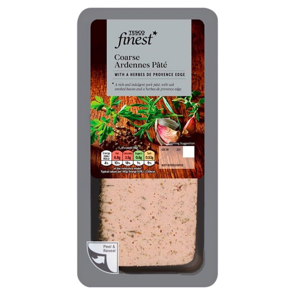 Tesco Finest Coarse Ardennes Pate 150g - Tesco Groceries
