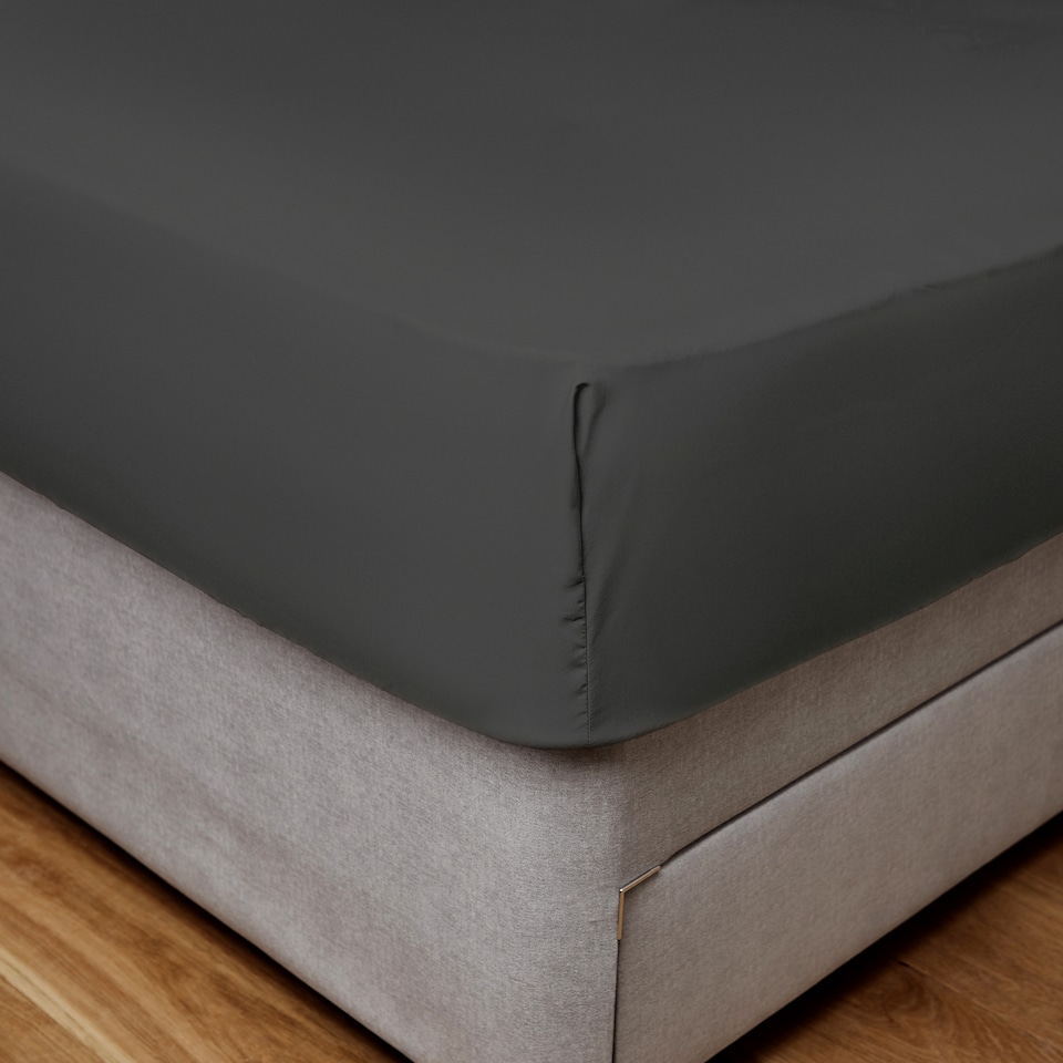 Silentnight Grey Supersoft Fitted Sheet Single - Tesco Groceries