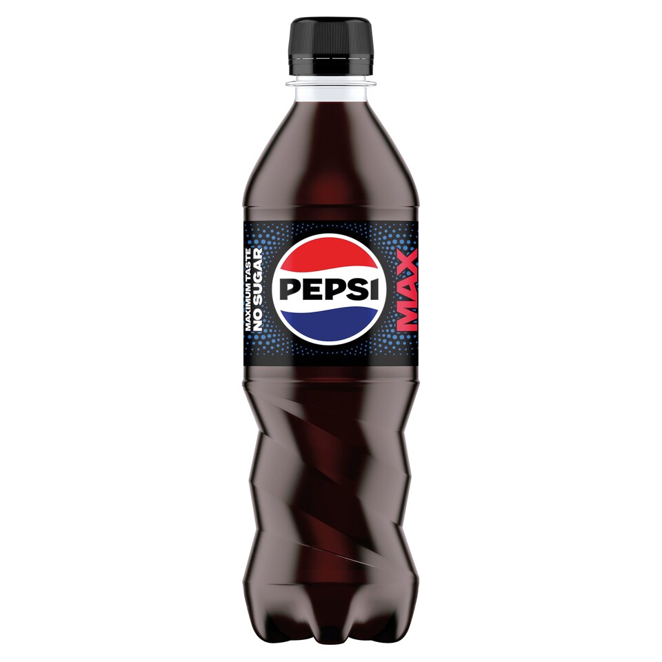 Pepsi Max No Sugar Cola Bottle 500ml - Tesco Groceries
