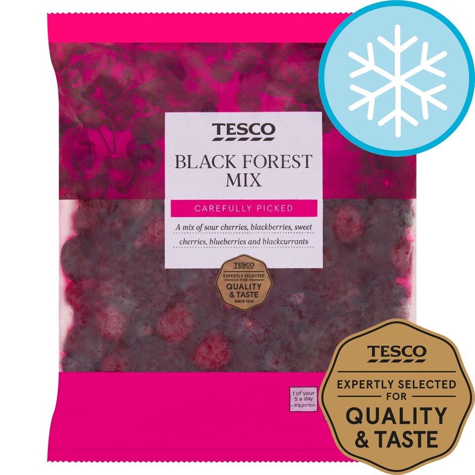 Tesco Black Forest Fruits Mix 500G - Tesco Groceries