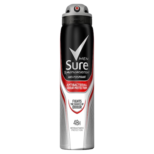 Sure For Men Antibacterial Odour Protection Antiperspirant Deodorant ...