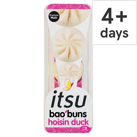 Itsu 3 Bao Buns Hoisin Duck 120G - Tesco Groceries