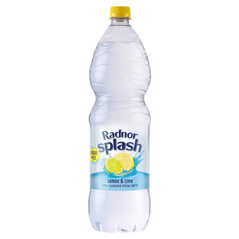 Radnor Splash Still Flavoured Spring Water - Lemon & Lime 1.5L - Tesco ...