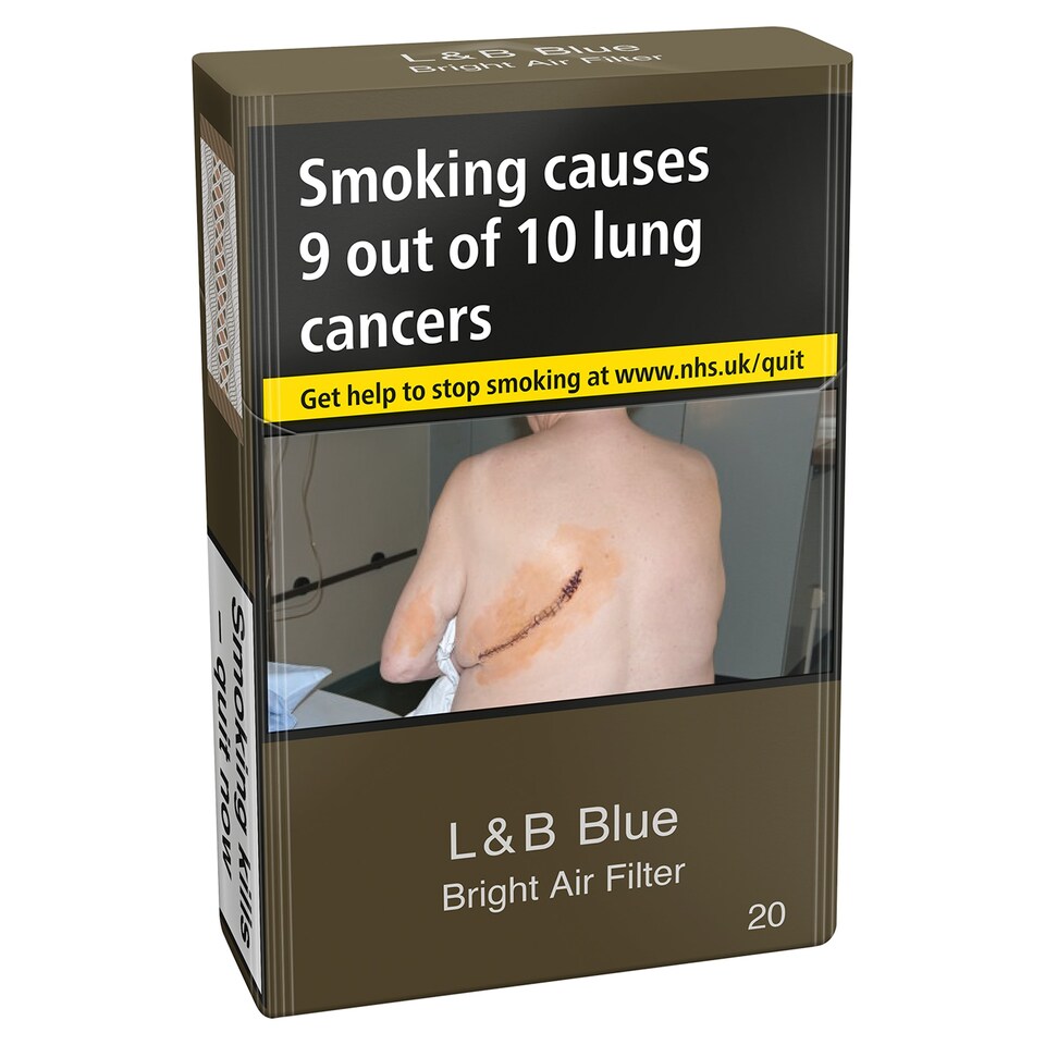 L&B Blue Bright Air Filter Cigarettes 20'S - Tesco Groceries