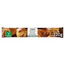 Tesco Ready Rolled Puff Pastry 320G - Tesco Groceries