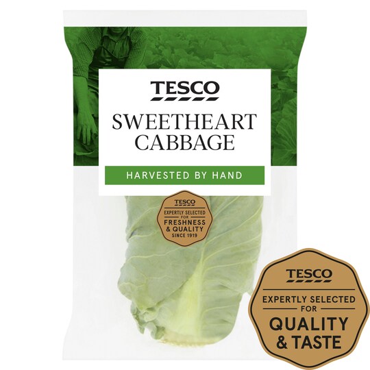 Tesco Sweet Heart Cabbage Each Class 1 - Tesco Groceries