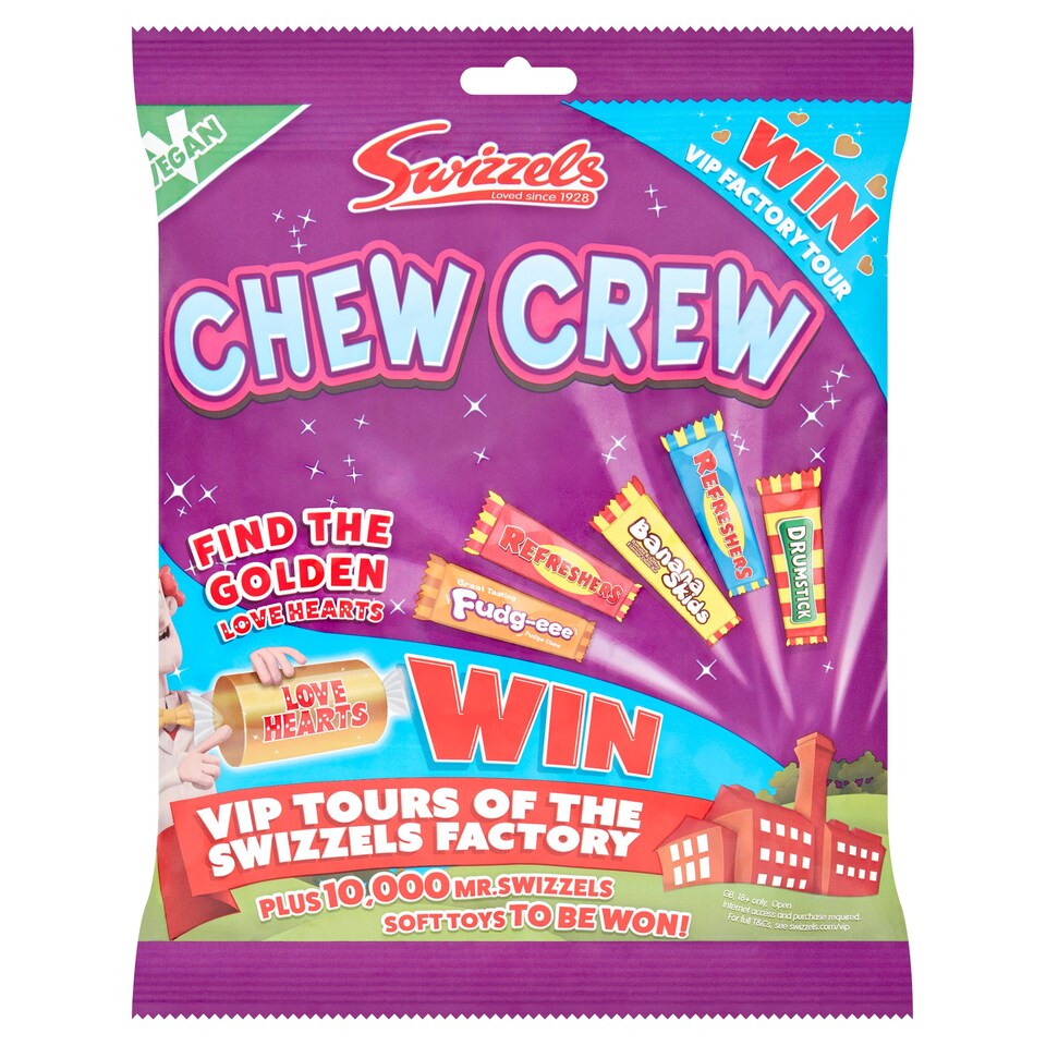 Swizzels Chew Crew 180G - Tesco Groceries