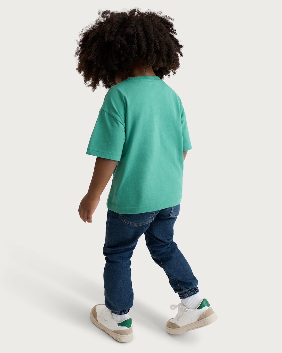 F&F Boys Pure Cotton Pocket Front Short Sleeved T-Shirt in Green ...