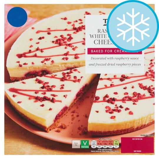 Tesco Raspberry & White Chocolate Cheesecake 800G - Tesco Groceries