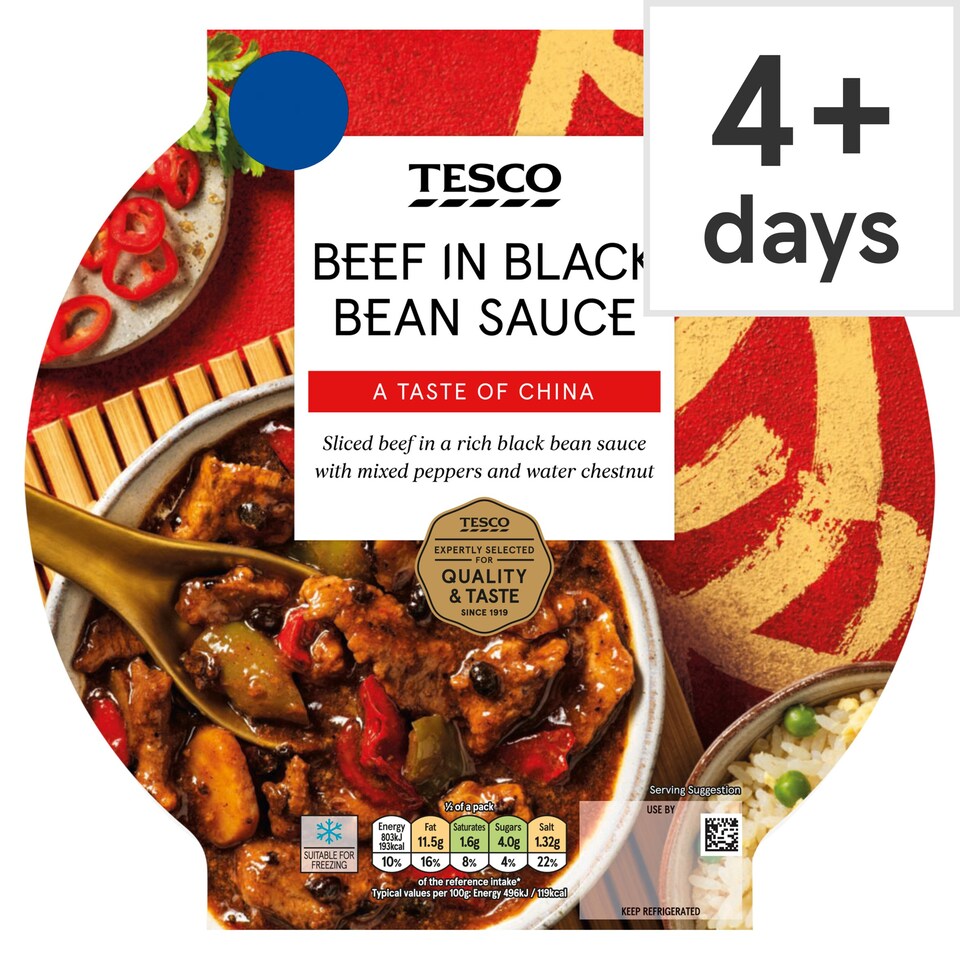 Tesco Beef In Black Bean Sauce 350G - Tesco Groceries