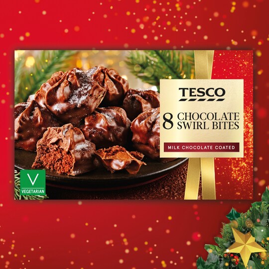 Tesco Chocolate Swirl Bites 8 Pack - Tesco Groceries