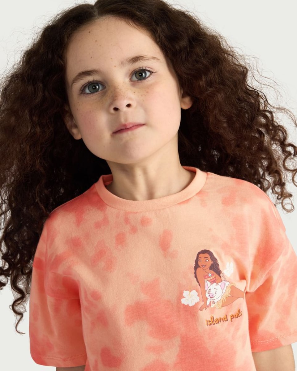 Disney Moana 2-Piece Cotton Rich T-Shirt and Cycling Shorts Set in ...