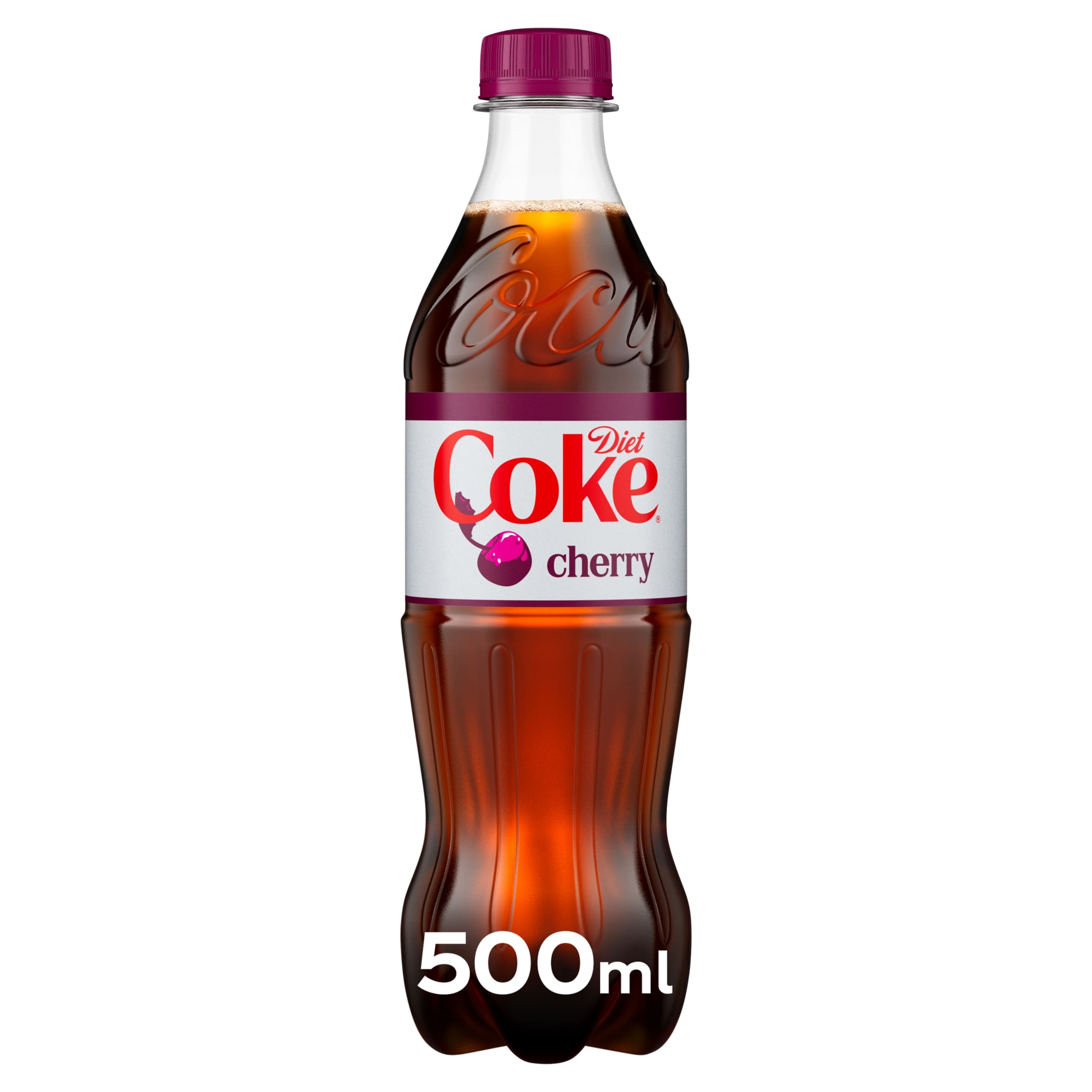 Diet Coke Cherry 500Ml Bottle - Tesco Groceries
