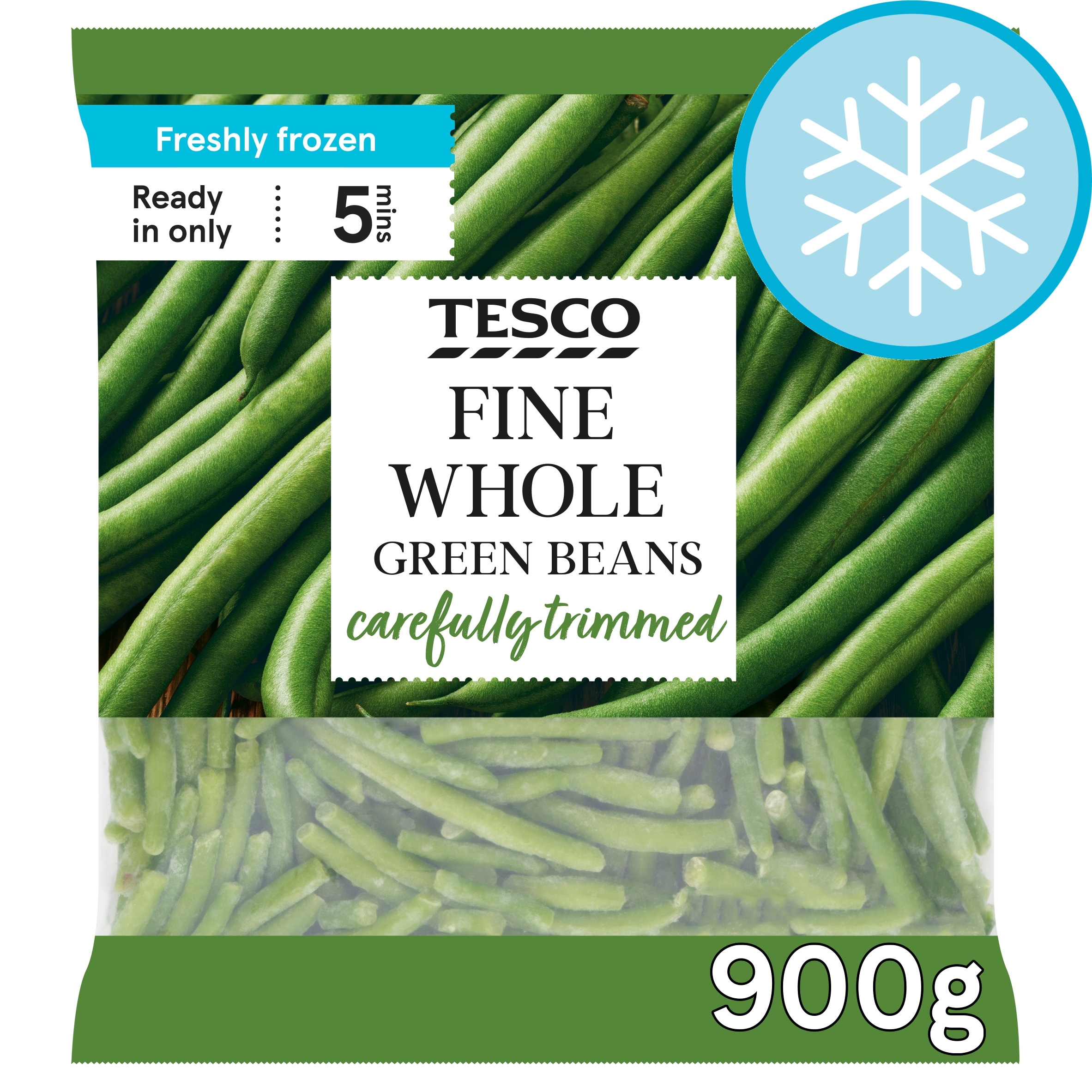 Tesco Very Fine Whole Green Beans 900G - Tesco Groceries