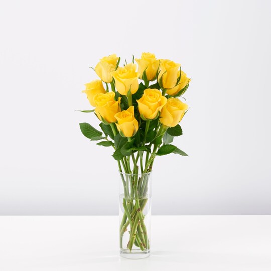 Small Rose Bouquet (Yellow) - Tesco Groceries