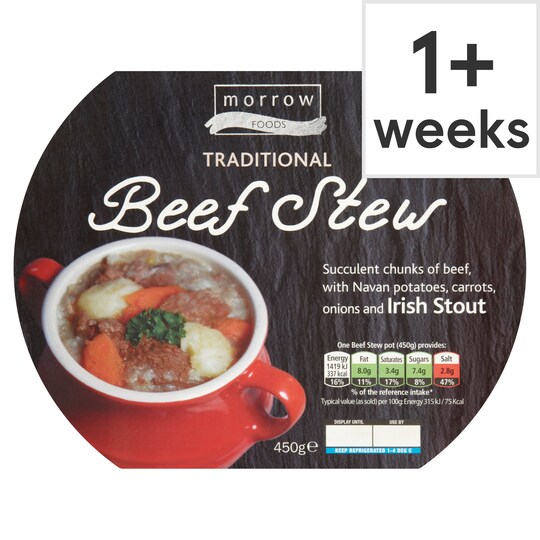 Morrow Foods Beef Stew With Irish Stout 450G - Tesco Groceries