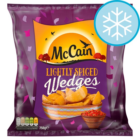 Mccain Lightly Spiced Wedges 750G - Tesco Groceries