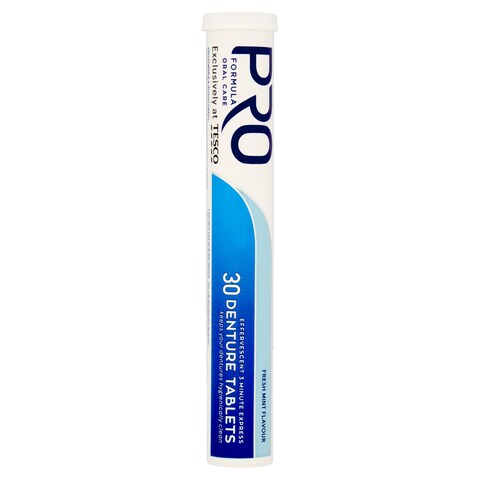 Pro-Formula Denture Tablets 30 Pack - Tesco Groceries