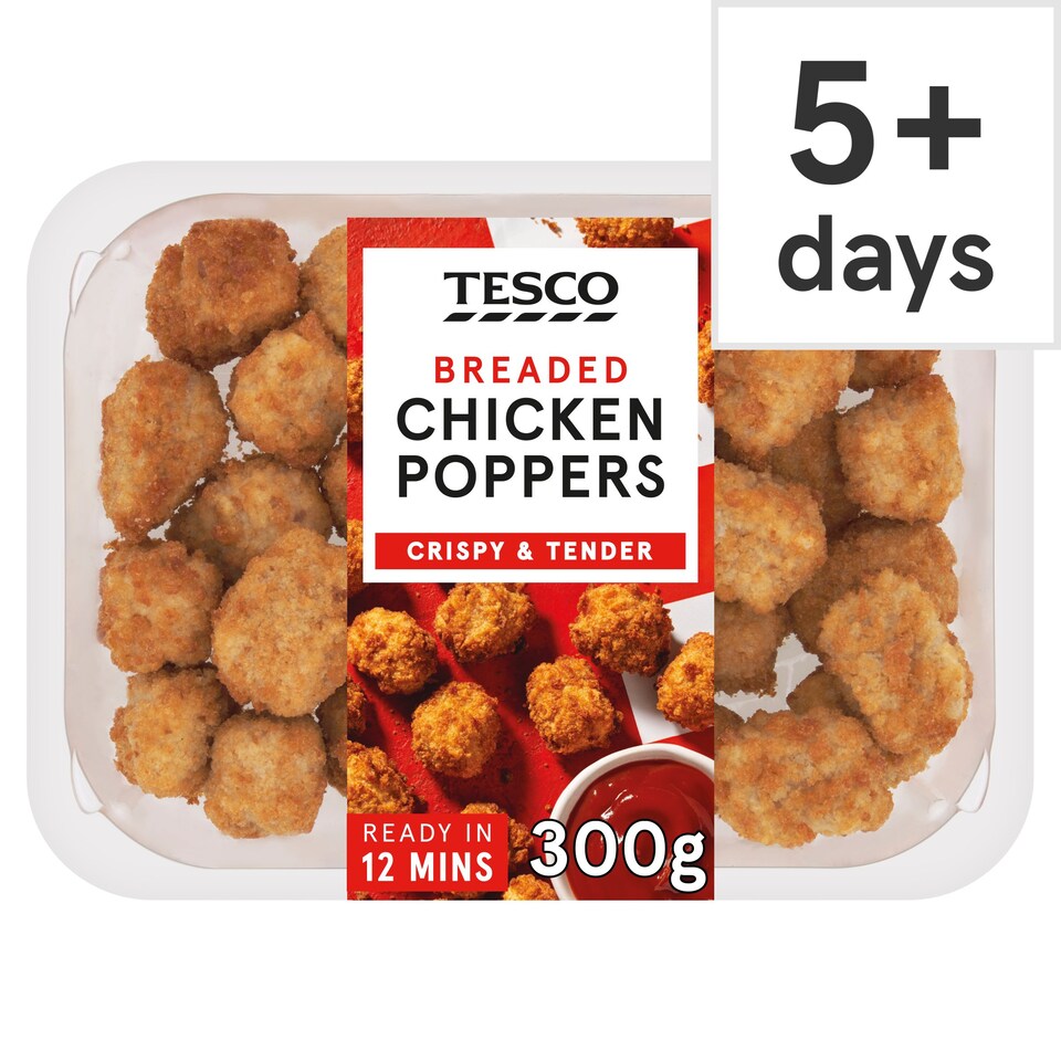 Tesco Breaded Chicken Poppers 300g - Tesco Groceries