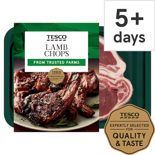 Tesco Fresh Lamb Chops 300G - Tesco Groceries