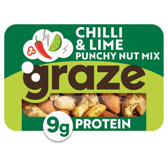 Graze Punchy Nut 41G - Tesco Groceries