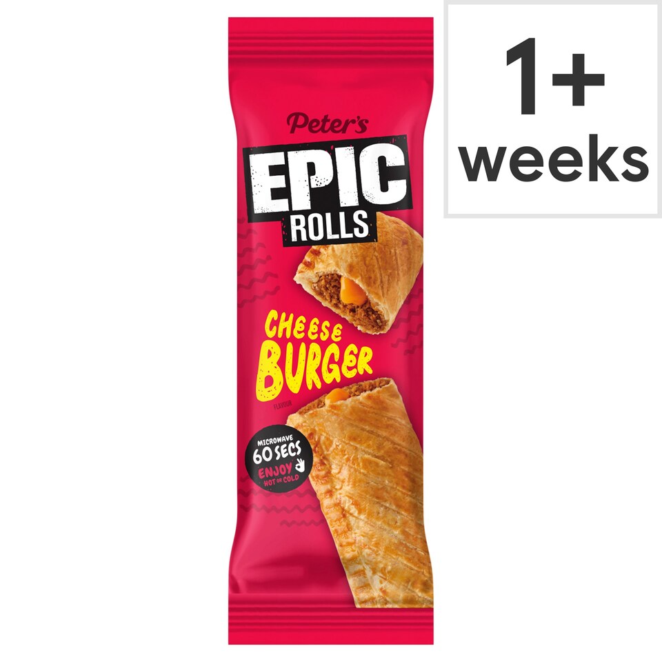 Peter's Epic Rolls - Cheese Burger - Tesco Groceries