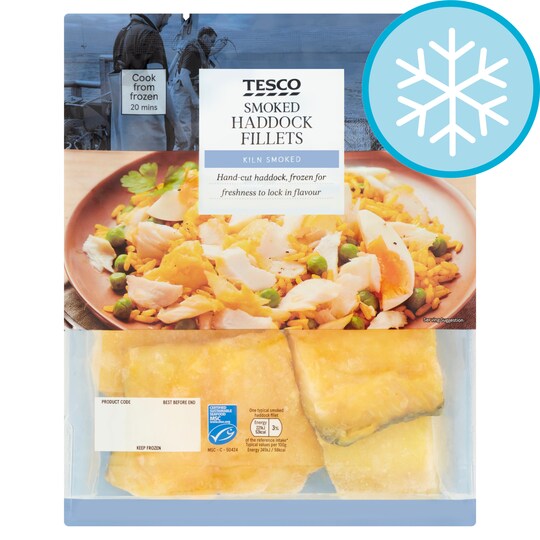 Tesco 4 Smoked Haddock Fillets 360G - Tesco Groceries