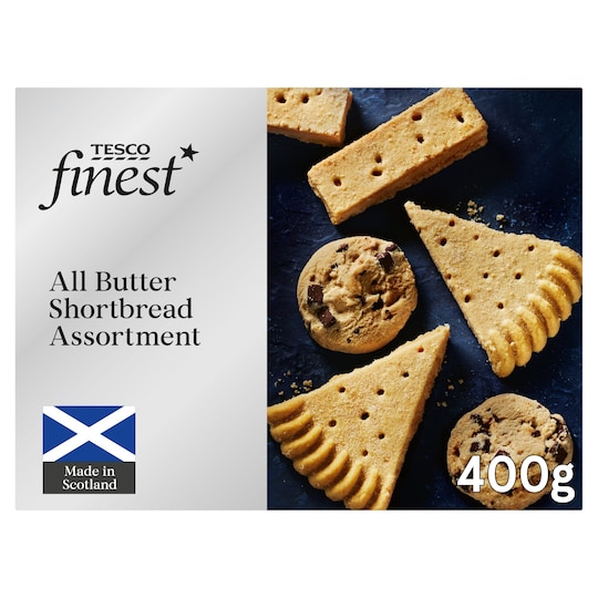 Tesco Finest Scottish Shortbread Assortment 400G - Tesco Groceries